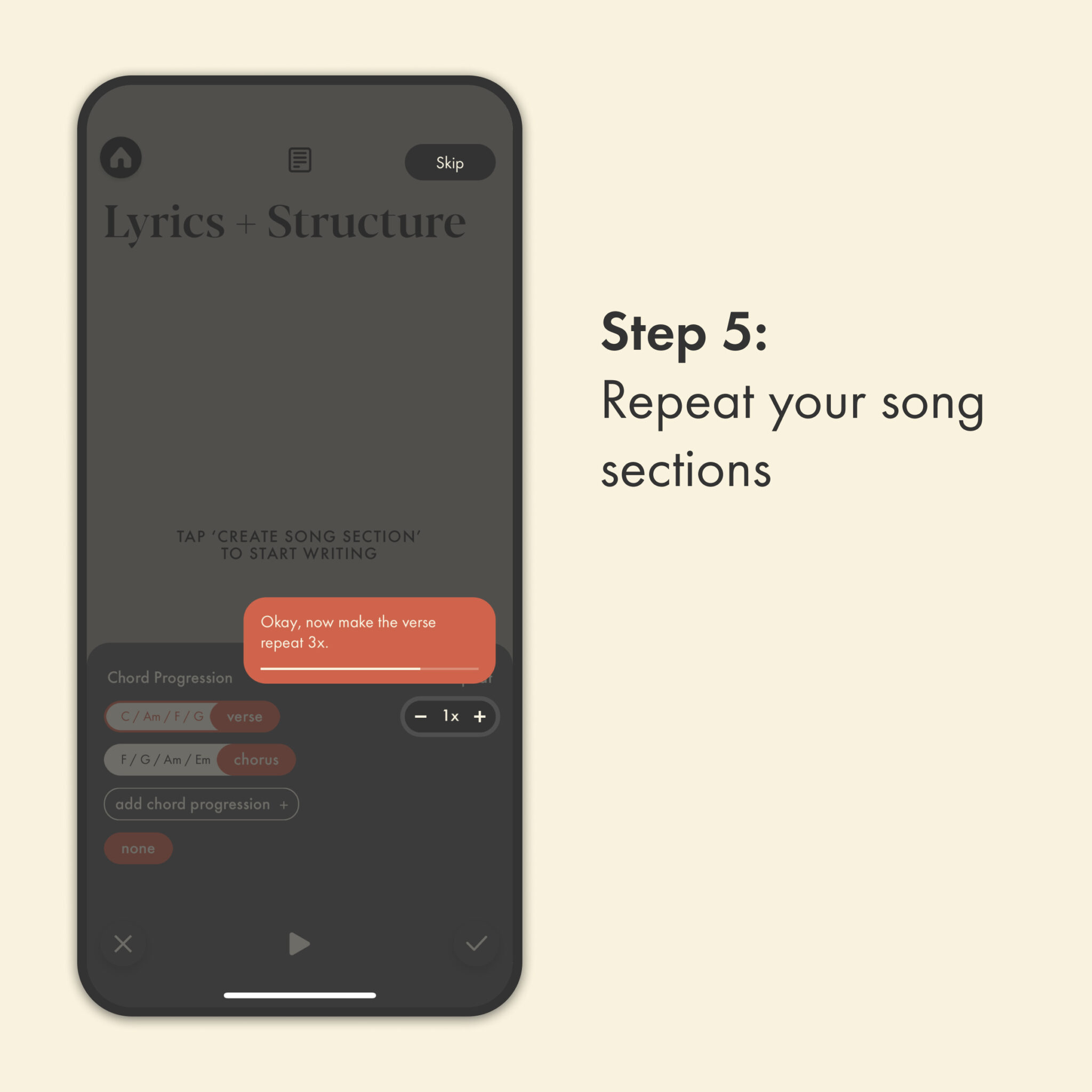 Create a song in minutes – Demo